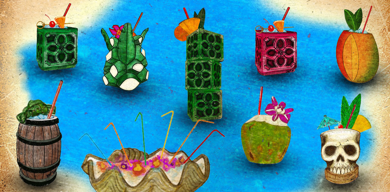 Tropical Cocktail Mugs™